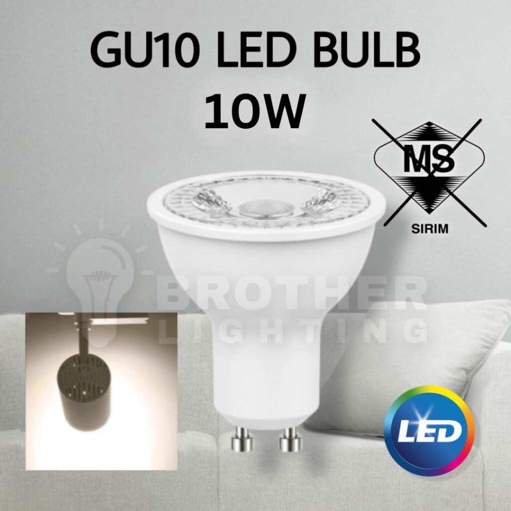 [SIRIM] LED Eyeball Light GU10 MR16 Spotlight Bulb Ceiling Lighting ...