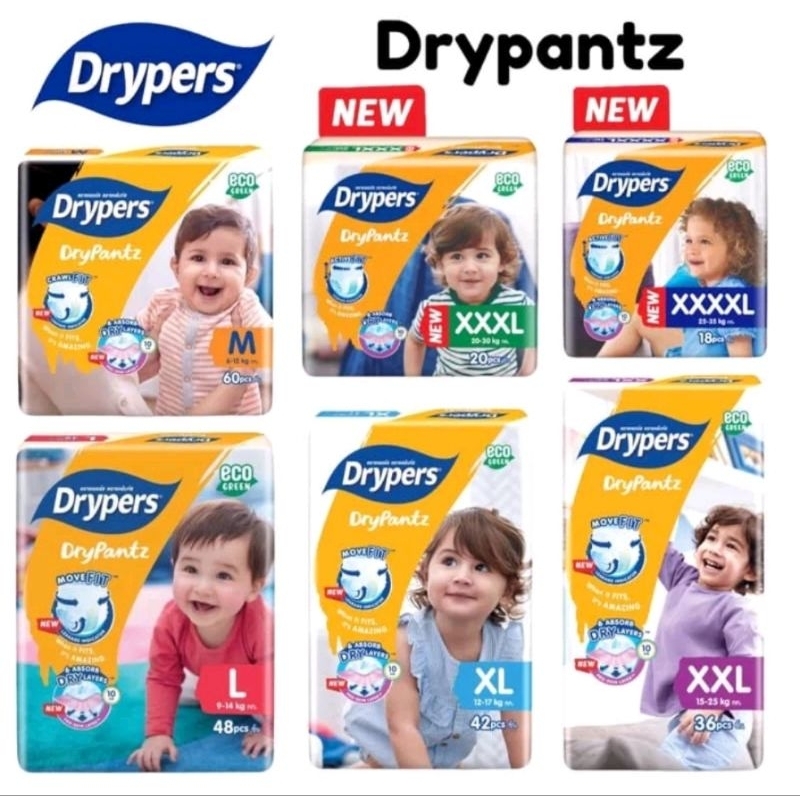 DRYPERS DRYPANTZ M/L/XL/XXL | Shopee Malaysia