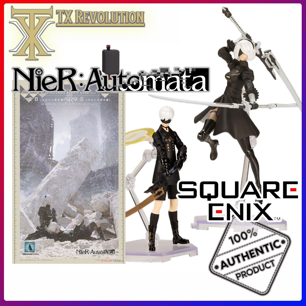 Square Enix NIER:AUTOMATA PLASTIC MODEL KIT - 2B & 9S | Shopee Malaysia