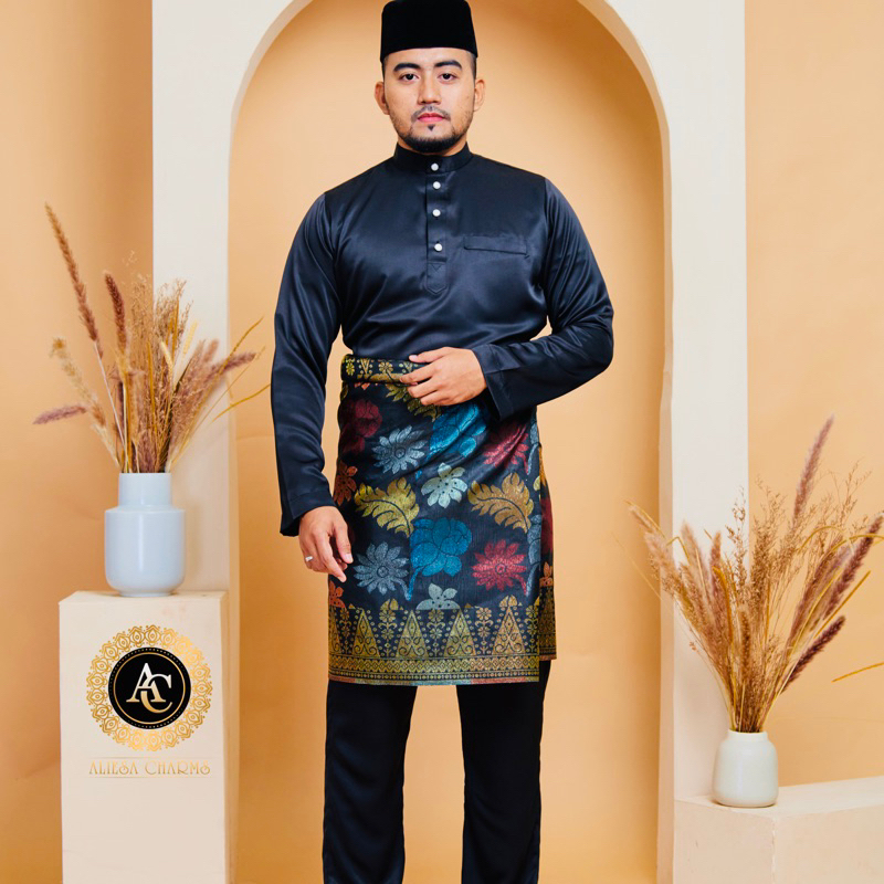 Baju Melayu Regular Slim 2025 Orange Brick Lilac Oren Bata Dustygreen ...