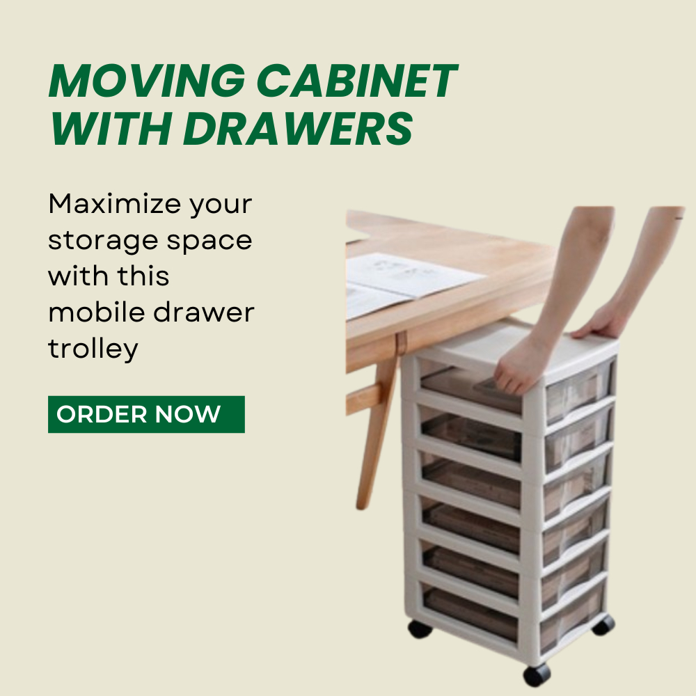 Multipurposes 8 Layer Storage Cart Office Drawer Trolley Moving Cabinet ...