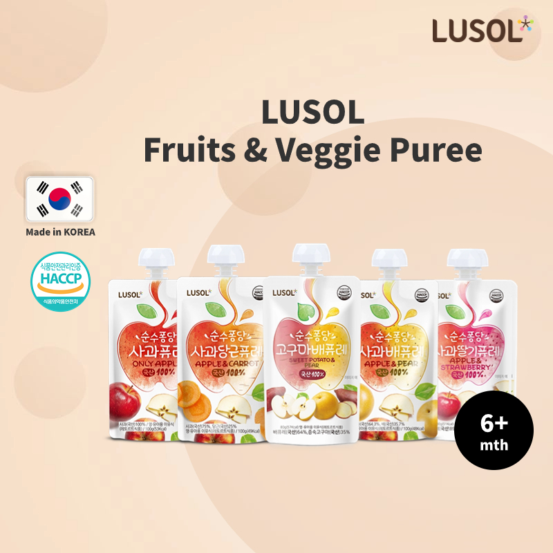 LUSOL BABY FOOD Fruits and Veggie Puree | Shopee Malaysia