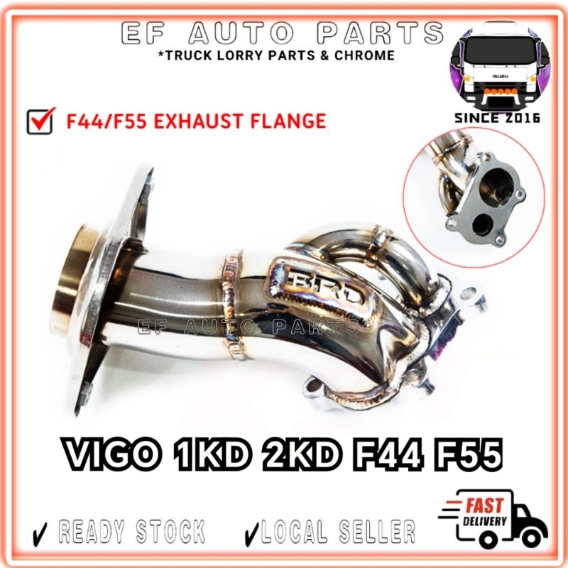 BRD TOYOTA HILUX VIGO 1KD 2KD F44 F55 TURBO DOWNPIPE DOWN PIPE EXHAUST ...