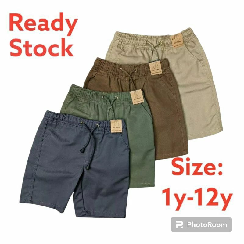 💥 Seluar Slack Budak (Short Pant) Lelaki dan perempuan boleh pakai Size ...