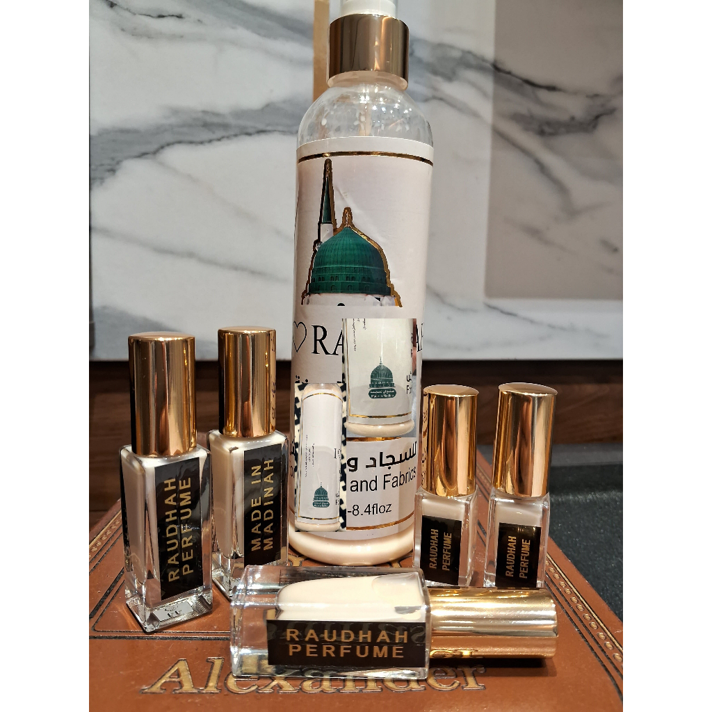 Raudhah Perfume [#10 Terpaling Tenang Soft & Wangi] Made In Medina 100% ...
