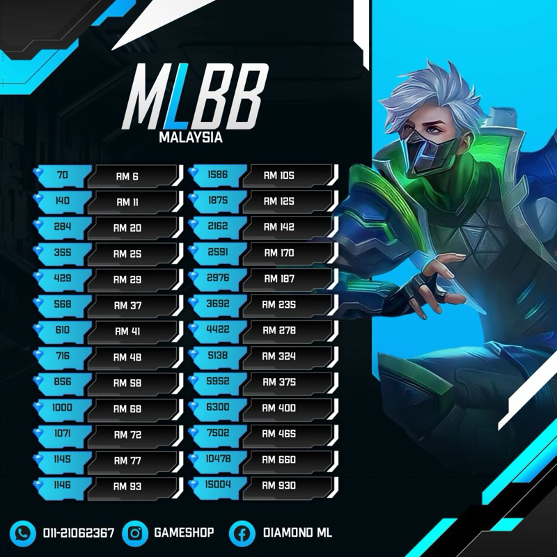 Diamond MLBB Next-Gen Gamershop | Shopee Malaysia