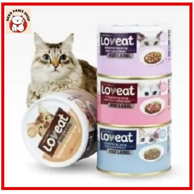 Loveat Red Label Cat Food 160 g / Cat Wet Food / White Tuna With ...