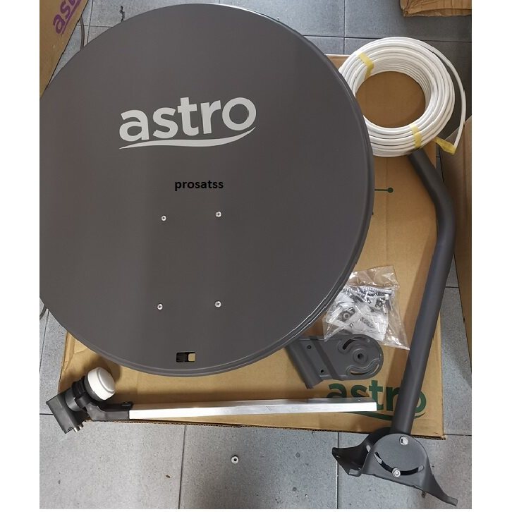 100% ORIGINAL FULLSET SATELLITE ASTRO DISH ODU 65cm OUTDOOR UNIT ...