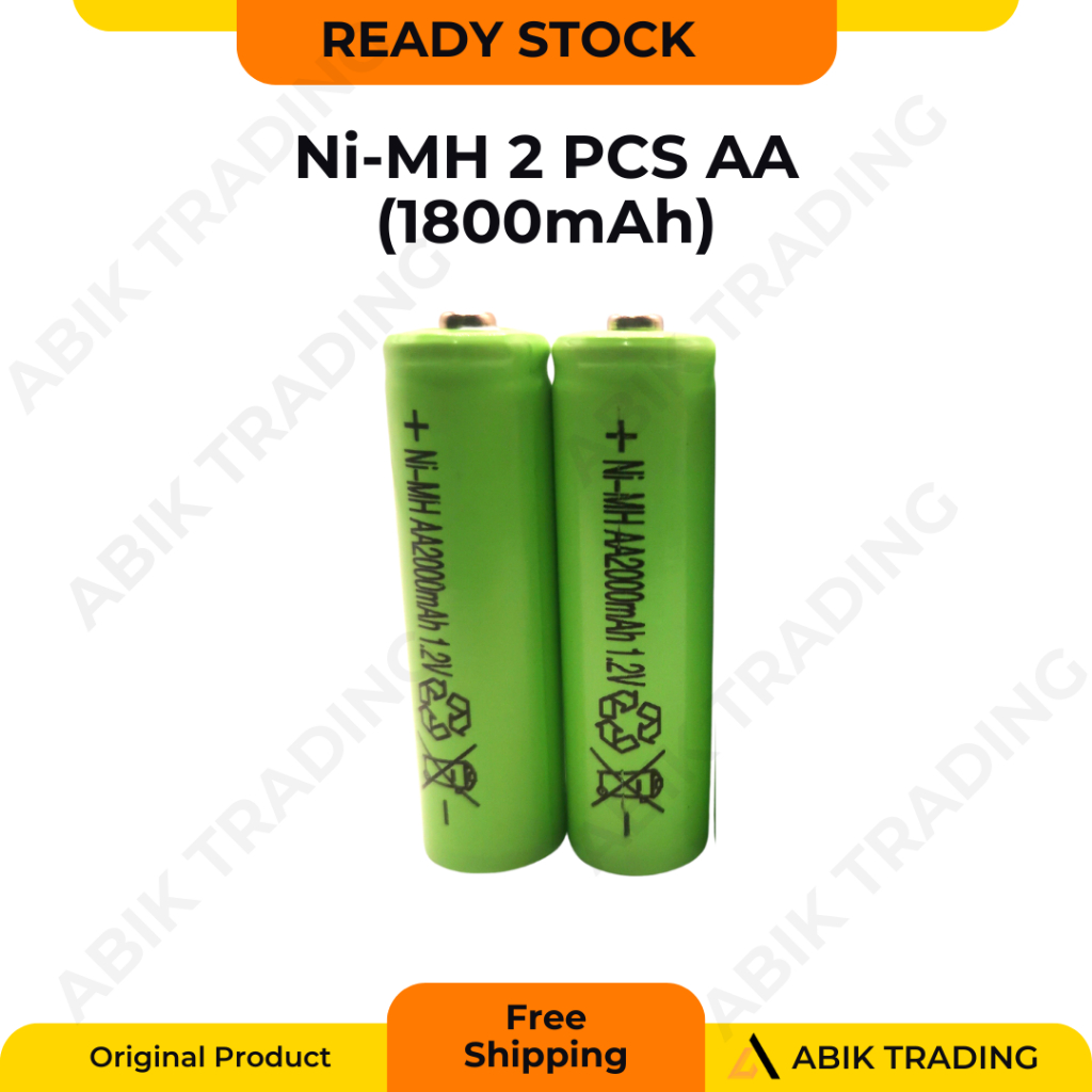 1.2V Ni-MH Ni-CD AA/AAA battery 600mAh 700mAh Rechargeable 3A 2A Bateri ...