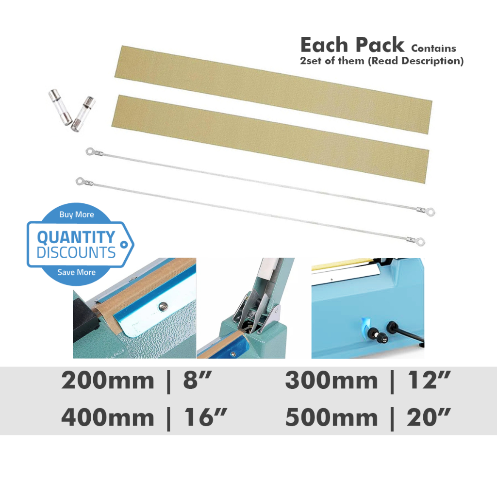 Heating Impulse Sealer 8" / 12" / 16" / 20" 200MM 300MM 400MM 500MM ...