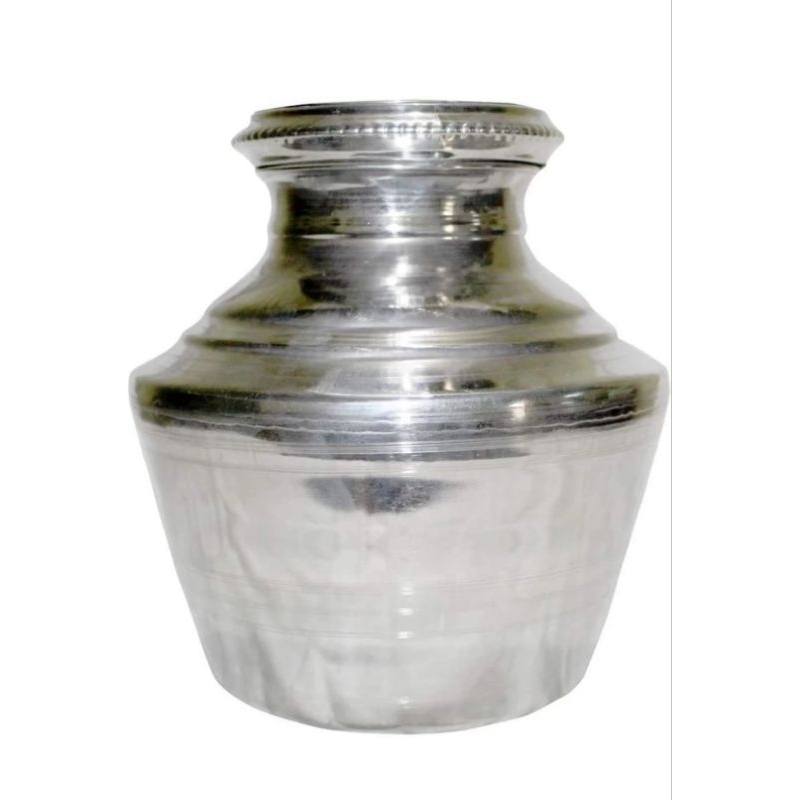 Stainless steel paal kudam (1/4)(1/2)(3/4) silver pal kudam/milk kudam ...
