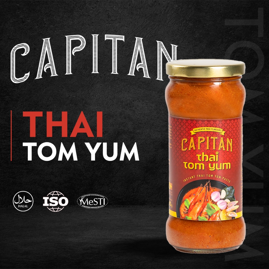 STOCK CLEARANCE!!! [HALAL] CAPITAN Thai Tomyum Cooking Paste Chef Tom ...