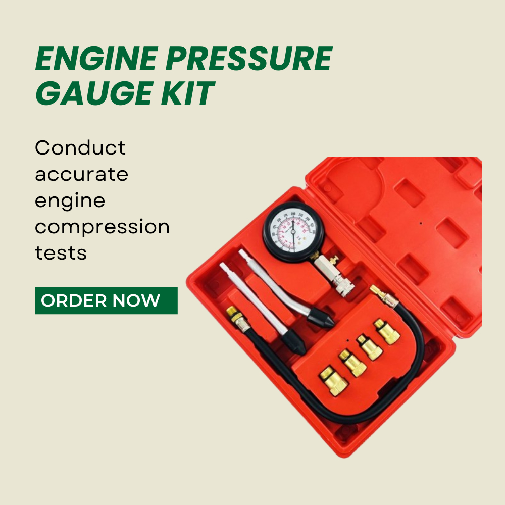 8pcs 0-300Psi Petrol Engine Compression Testing Tool Engine Pressure ...