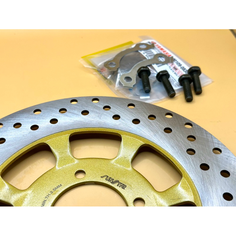 PIRING DISC GOLD YAMAHA RXZ SIAP SKRU SET COP SUNSTAR DISC RXZ | Shopee ...