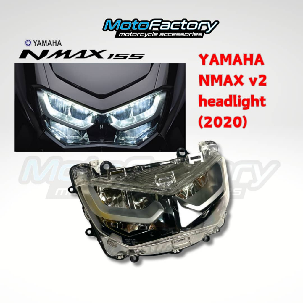 YAMAHA NMAX V2 NMAX155 2020 LED HEAD LAMP HEADLIGHT LAMPU DEPAN #READY ...