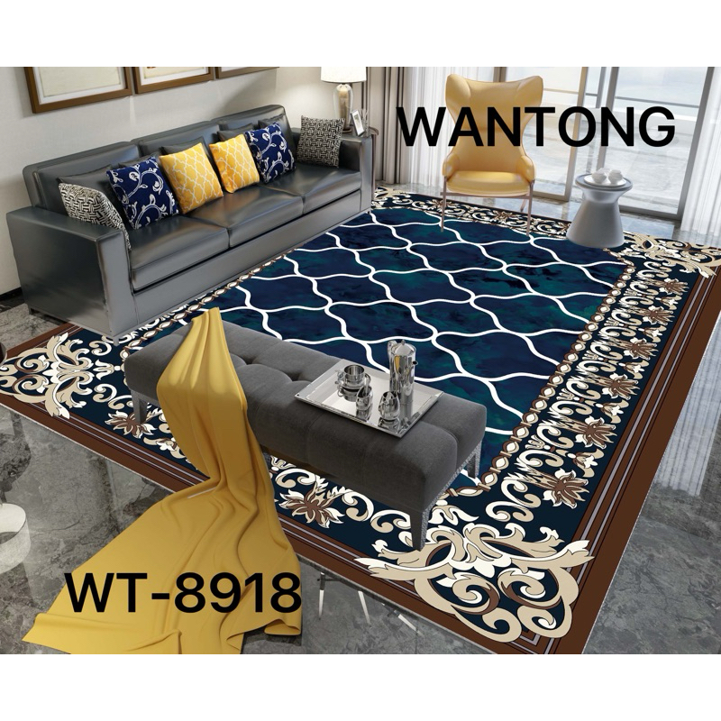 ️gulung ️6XL( 300*200cm ) Crystal Velvet Carpet 5D / Floor mat / Rugs ...