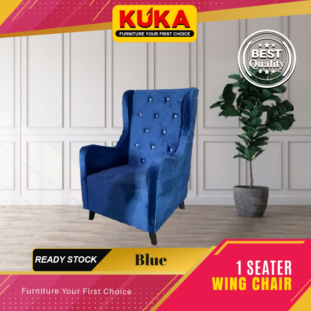 [READY STOCK] Wing Chair | Wingback Chair | High-back Chair | Armchair ...