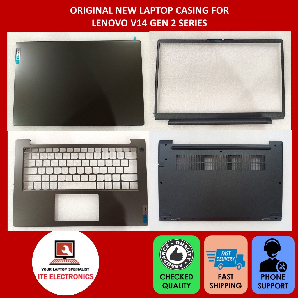 NEW LENOVO V14 G2 GEN 2 SERIES LCD FRONT CASING A CASE/ LCD BEZEL B ...