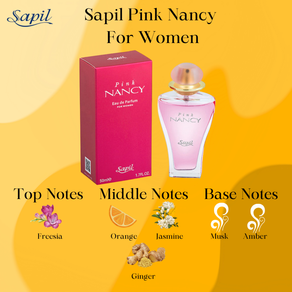 SAPIL PINK NANCY FOR WOMEN 50ml PERFUME EDP | Shopee Malaysia