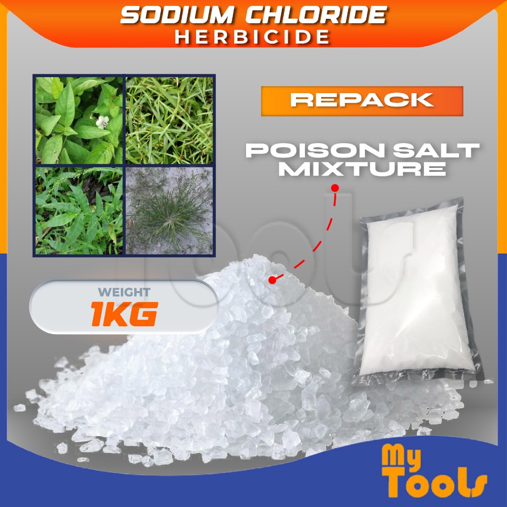 Mytools 1KG Sodium Chlorate 99% Herbicide Mixture Garam Campuran Racun ...