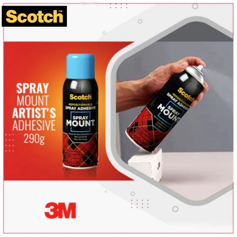 (1BOTOL) 3M Scotch Spray Mount 290G X 1BOTOL | Shopee Malaysia