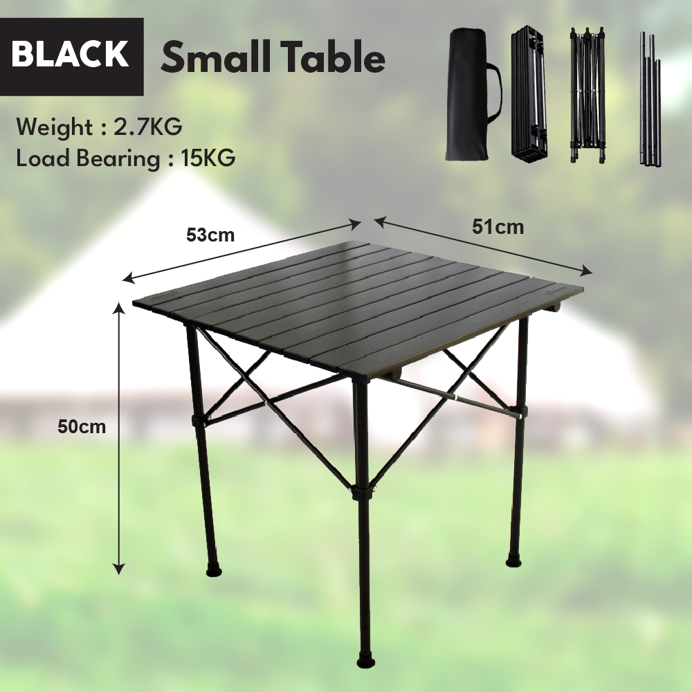Das Nature™ Meja Lipat Camping Table set Portable Outdoor Foldable Meja ...