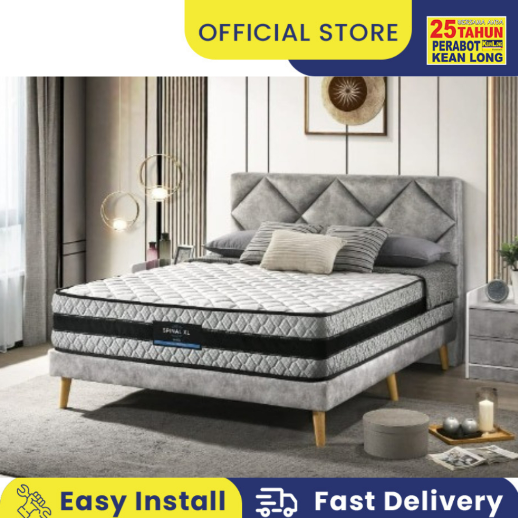 KLSB HONEY SPINAL XL 12" TILAM SPINE FORM SPRING MATTRESS / BEDDING ...