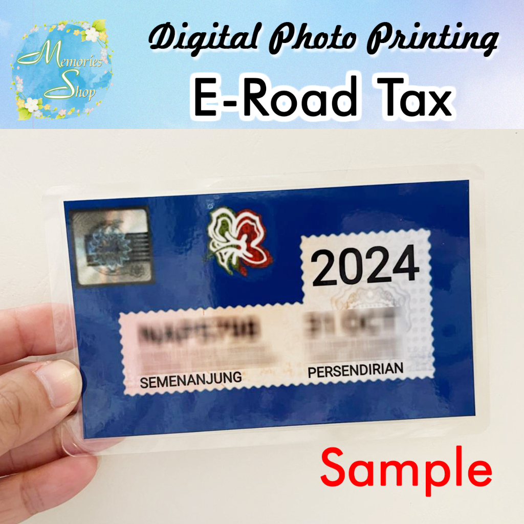 Digital Road Tax Printing Services (JPJ Road Tax) Hardcopy Road Tax ...