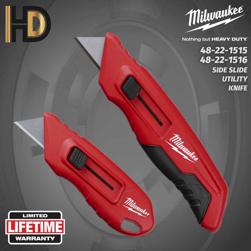 Milwaukee Side Slide Utility Knife / Milwaukee Cutter / 2 SIZE OPTION ...