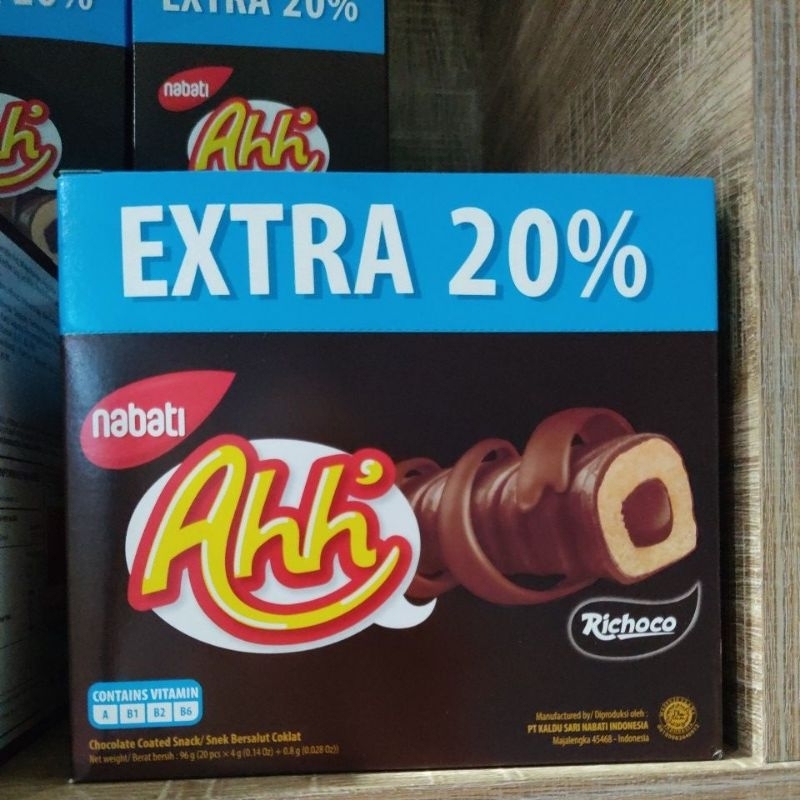Nabati Richeese| Richoco Ahh' Extra 20% | Nabati Wafer 1 pack 72g (10pcs) | Shopee Malaysia