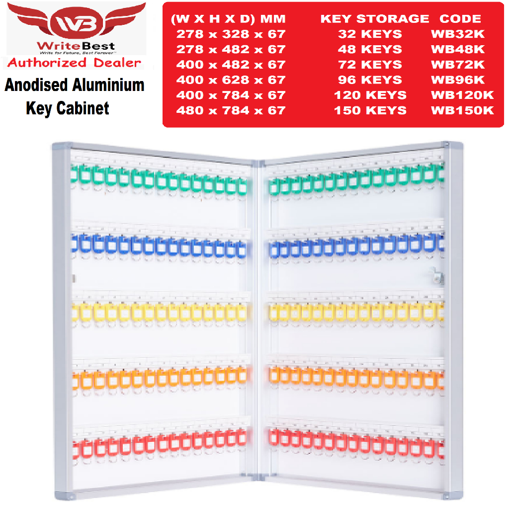 Writebest Aluminium Key box keybox Key Boxes Key Cabinet Key House 32 ...