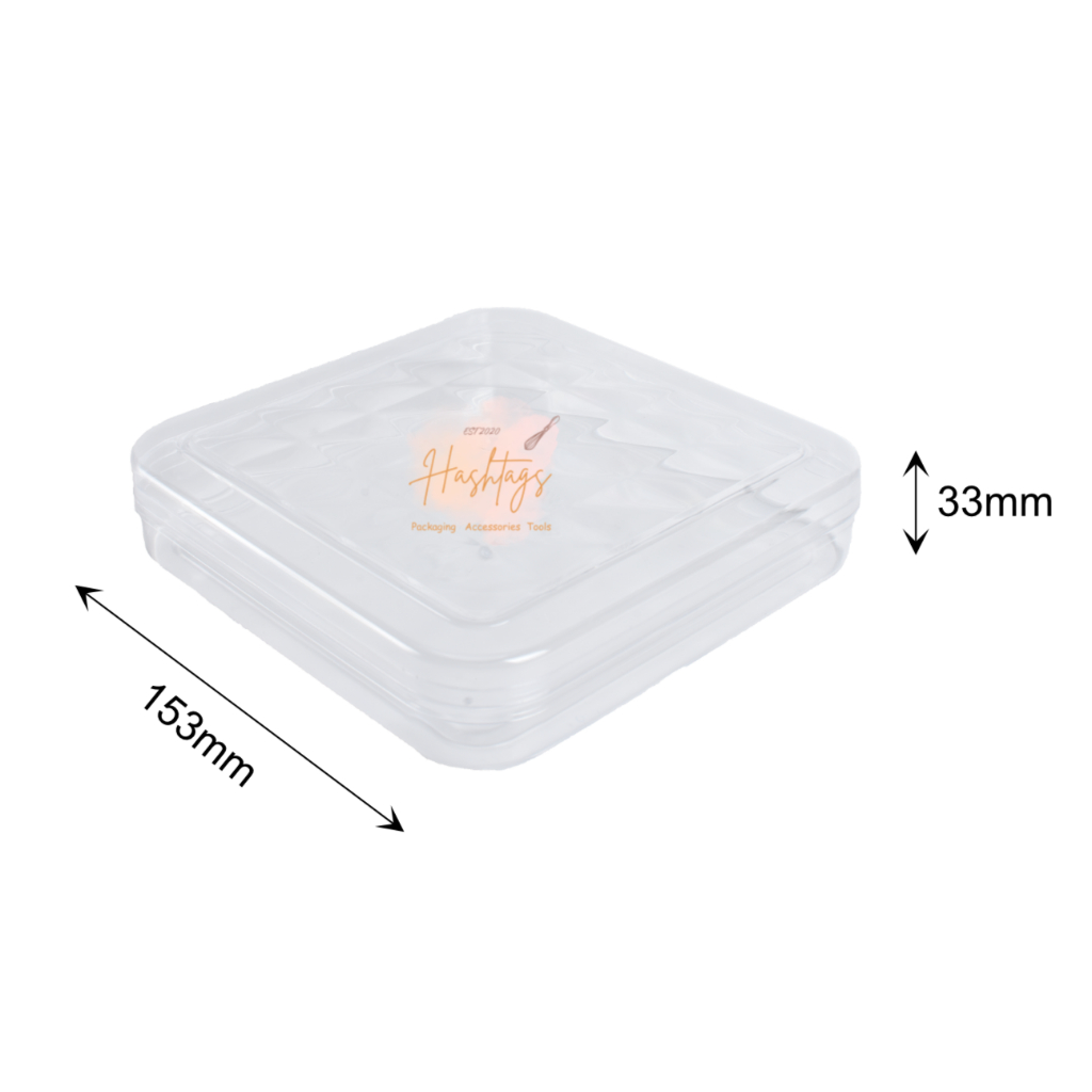 Ready Stock FF2702 Square Plastic Container Bekas Kuih Cookies Box ...
