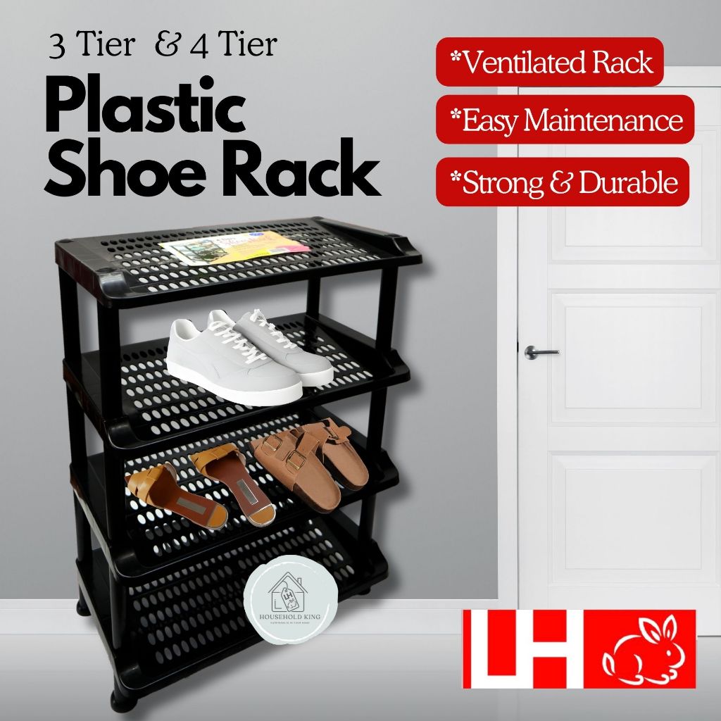 High Quality Plastic Shoe Rack/ Rak Kasut Murah/ Plastic Shoes Rack ...