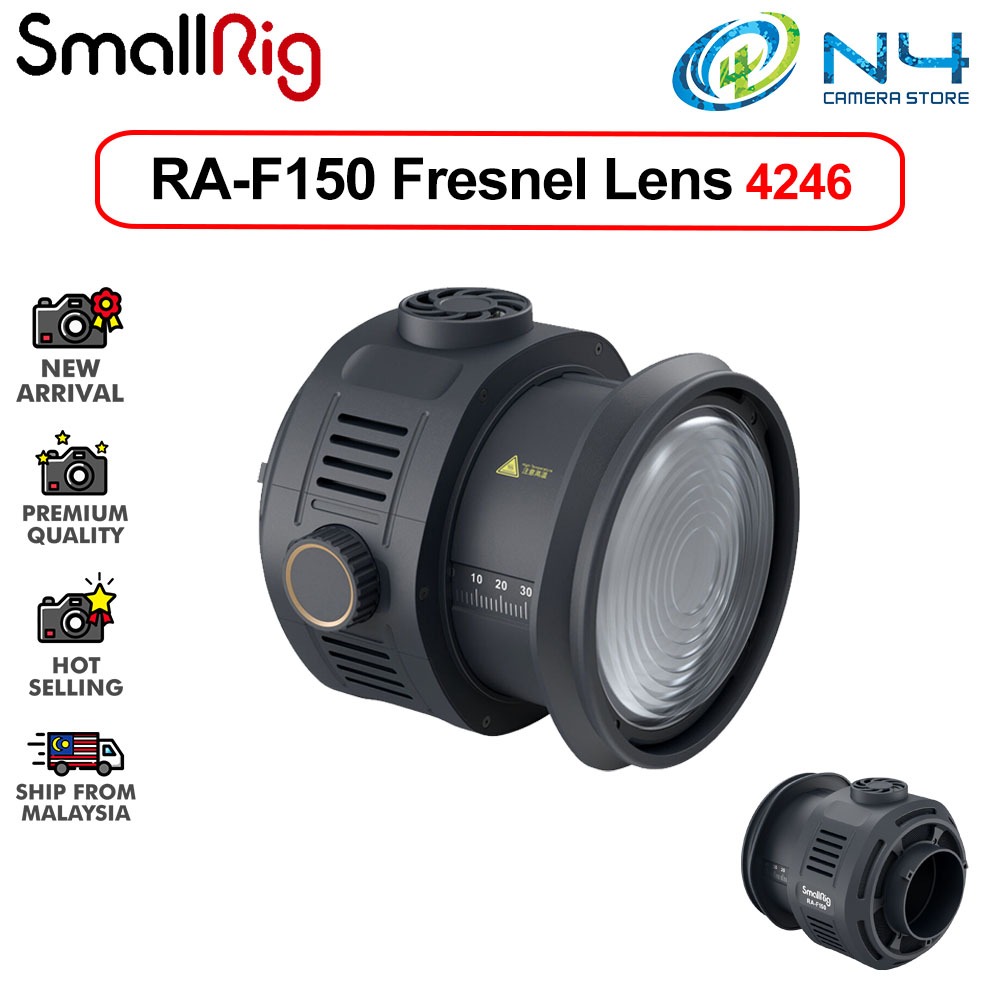 SmallRig RA-F150 Fresnel Lens for Bowens Mount COB LED Photography ...