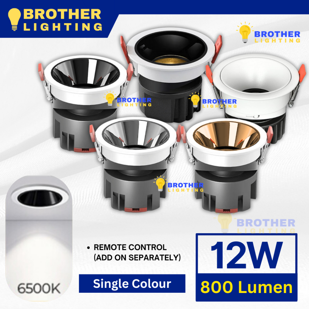 [Smart Anti Glare] 12W RGB LED Eye ball Recessed Spotlight LED Eyeball ...