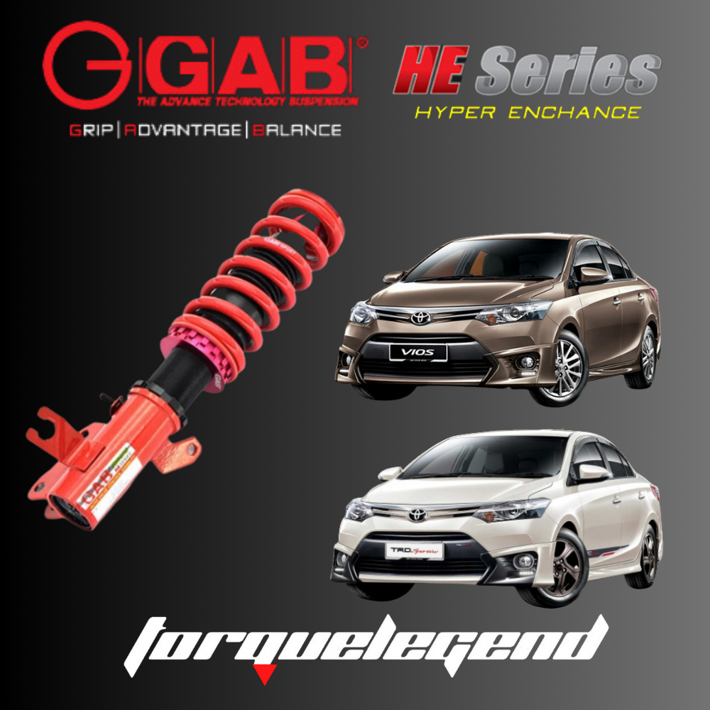 (Toyota Vios NCP 150/151 )GAB HE Series Adjustable Absorber High Low ...