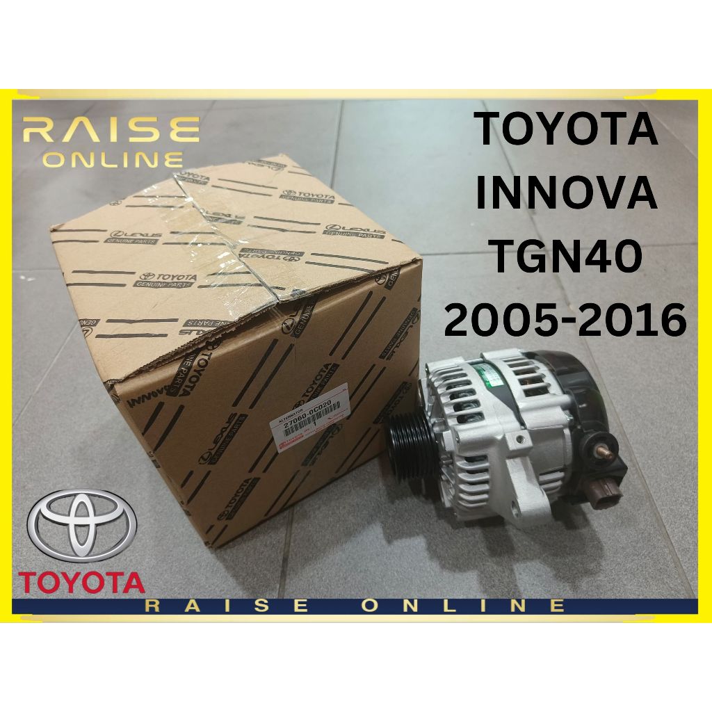 ( 100% ORIGINAL ) TOYOTA INNOVA TGN40 ALTERNATOR ( 27060-0C020 ...