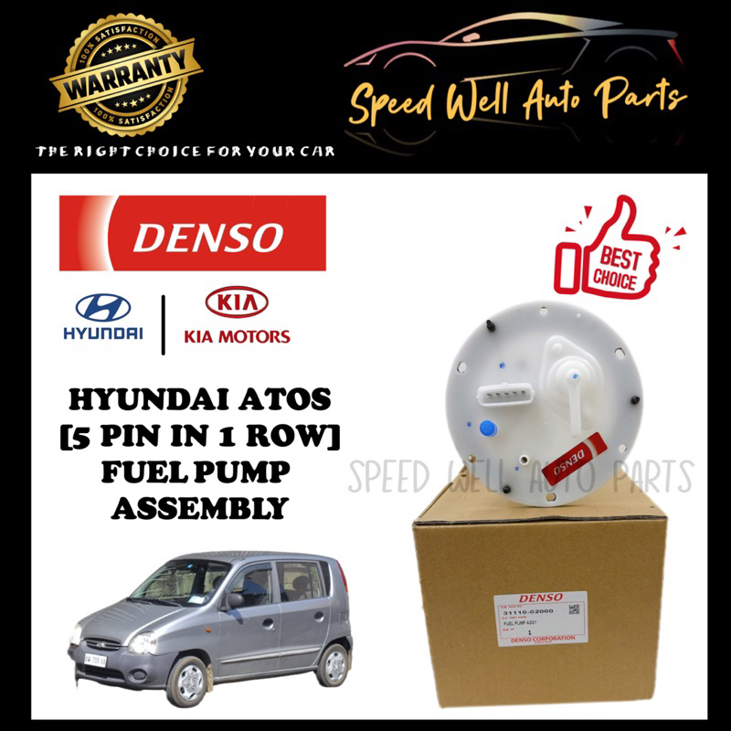 HYUNDAI ATOS OLD MODEL (1998-2002) 5PIN IN 1 ROW FUEL PUMP ASSEMBLY ...
