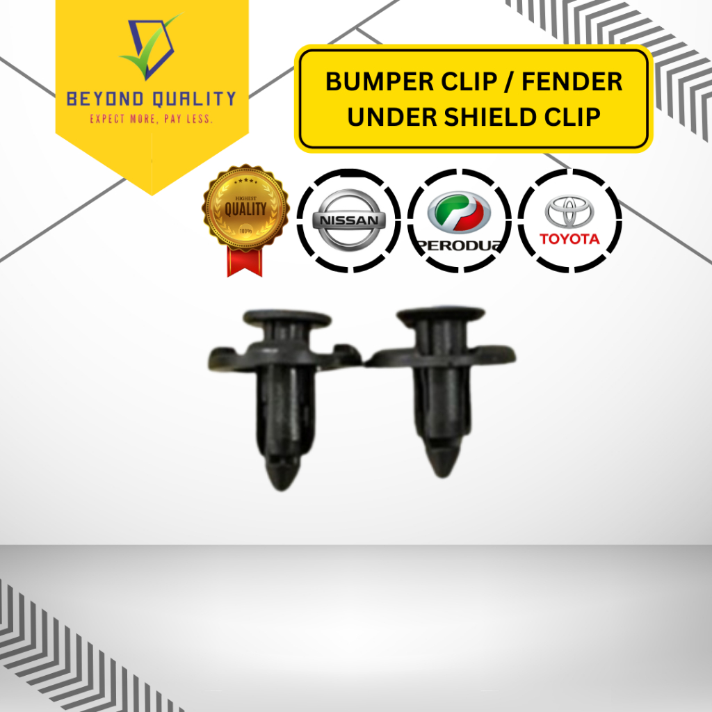 (1000 Biji)Perodua Myvi/Axia/Alza/Arus/Bezza Klip Bumper(Panjang Dan ...