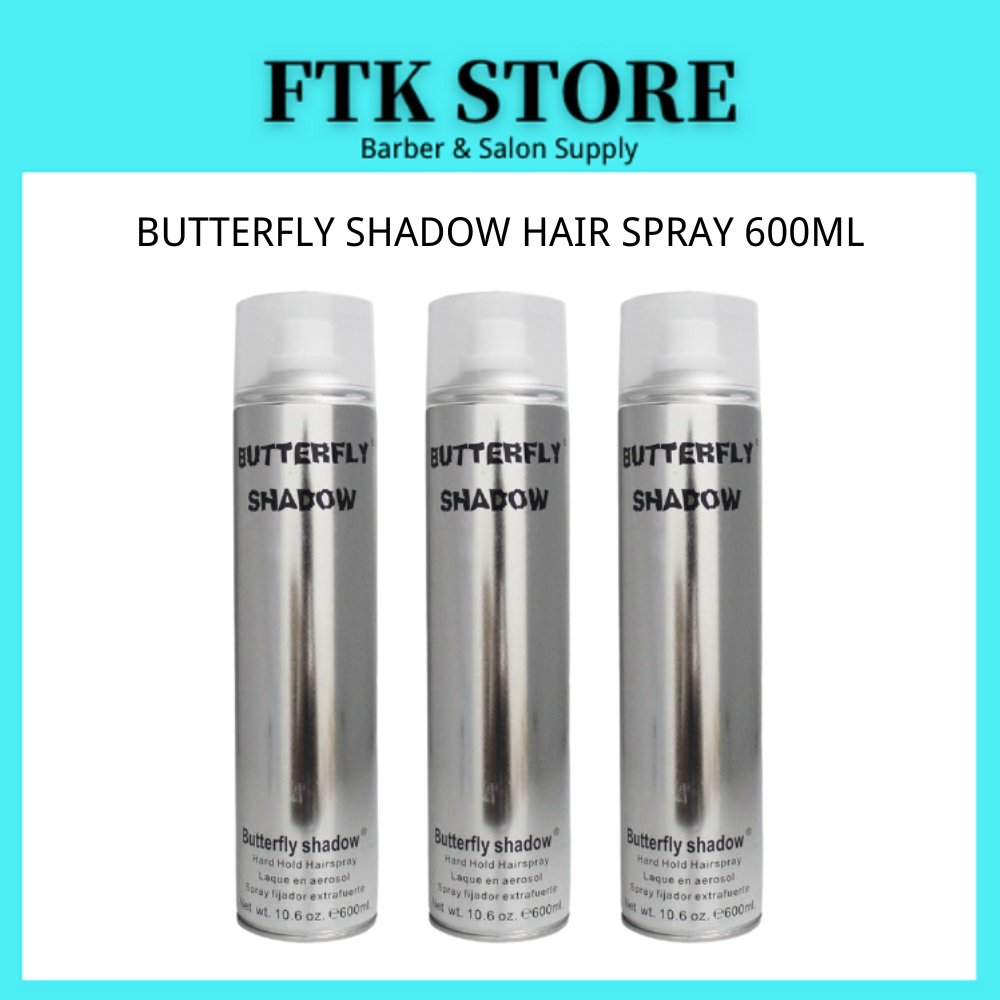 Butterfly Shadow Hair Spray Hard Hold Hairspray 600ml (Ship within West ...