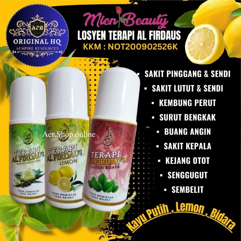 Losyen Terapi Al Firdaus | Roll On | Free Gift 🎁 | Shopee Malaysia