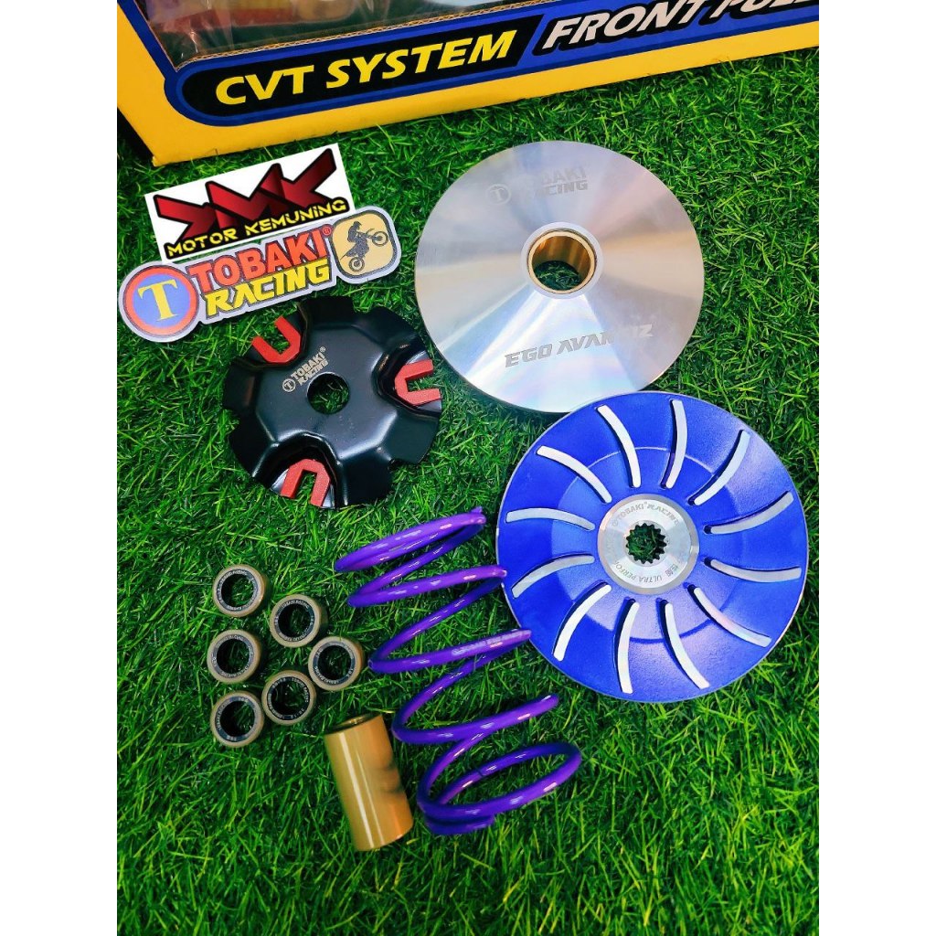 TOBAKI EGO AVANTIZ CVT SYSTEM FRONT RACING PULLEY SET CYCLONE SERIES ...
