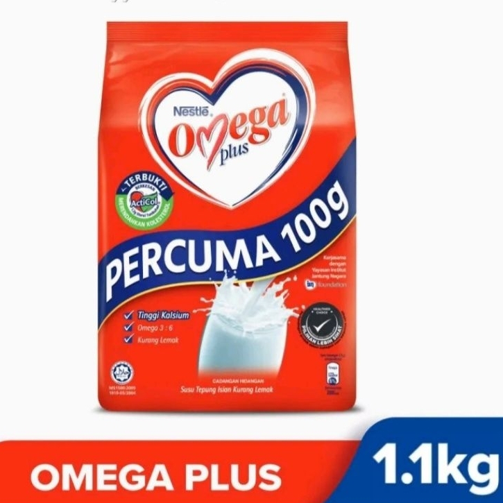 Nestle Omega Plus Milk Powder (600g/1kg/chocalate 900g） | Shopee Malaysia