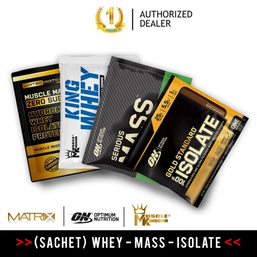 Muscle Matrix [sachet] Travel Pack Muscle Kingdom King Whey, Serious ...