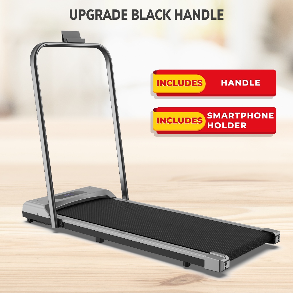 3.0HP Walking Treadmill With Handle Smart Walking Pad Machine Ultra ...