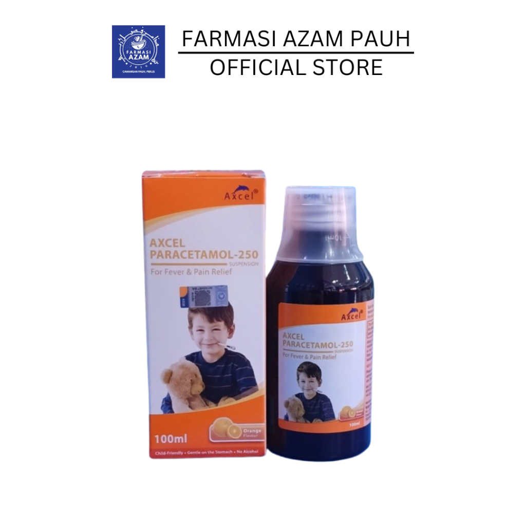 AXCEL PARACETAMOL-250 SUSPENSION (ORANGE) 100ML | Shopee Malaysia