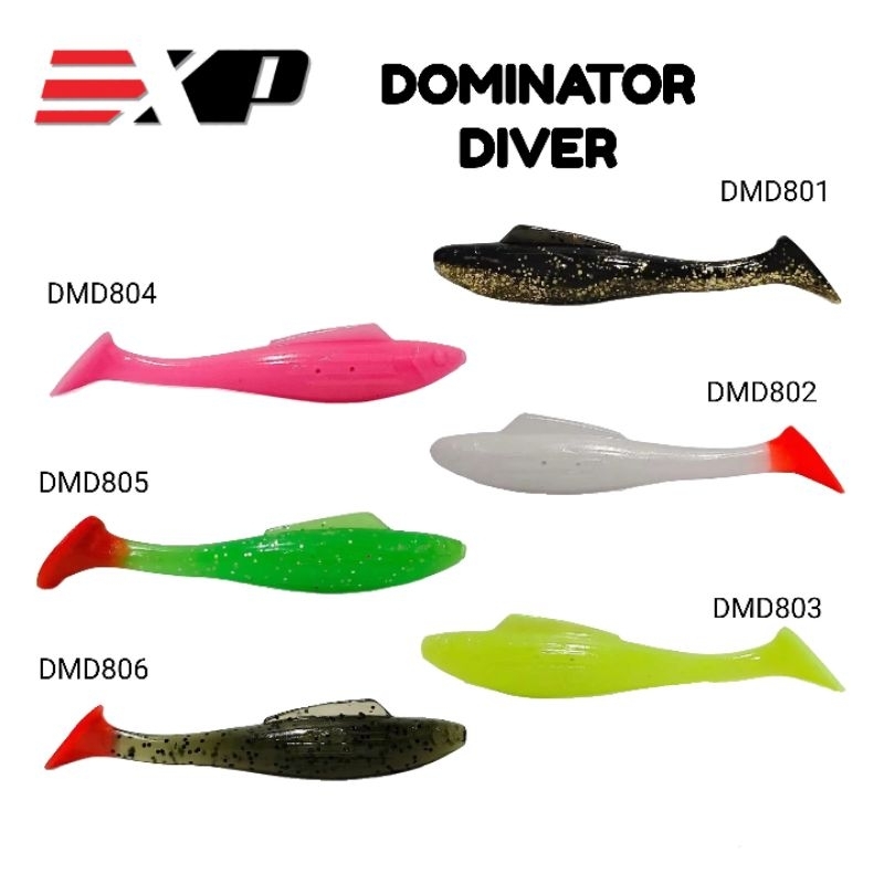 EXP 8CM DOMINATOR DIVER SOFT PLASTIC LURE 8CM/4.5G | Shopee Malaysia