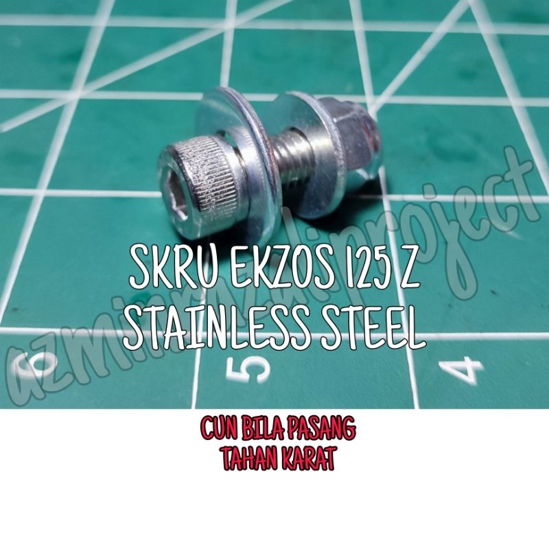 SKRU ELENGKI EKZOS 125Z STAINLESS STEEL | Shopee Malaysia