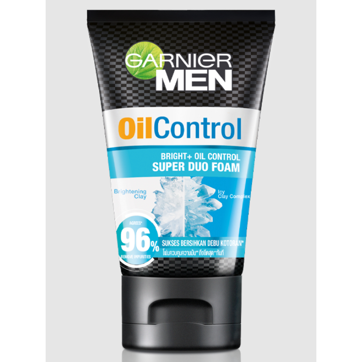 Garnier Men Oil Control White + Oil Control Super Duo Foam ( 100ml ...