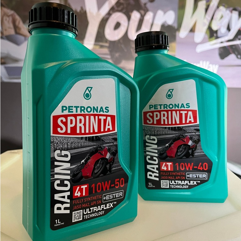PETRONAS Sprinta RACING ES 10W50 10W40 Fully Synthetic | Shopee Malaysia